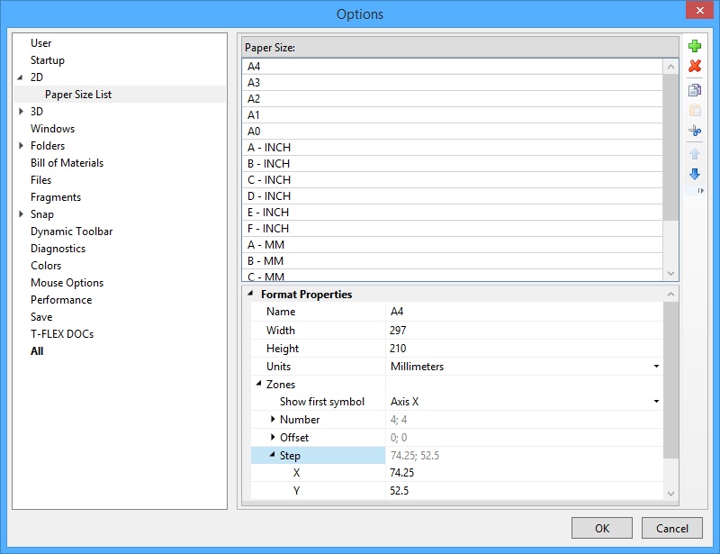 System Fundamentals. Customization > Customizing System > “2D” Tab